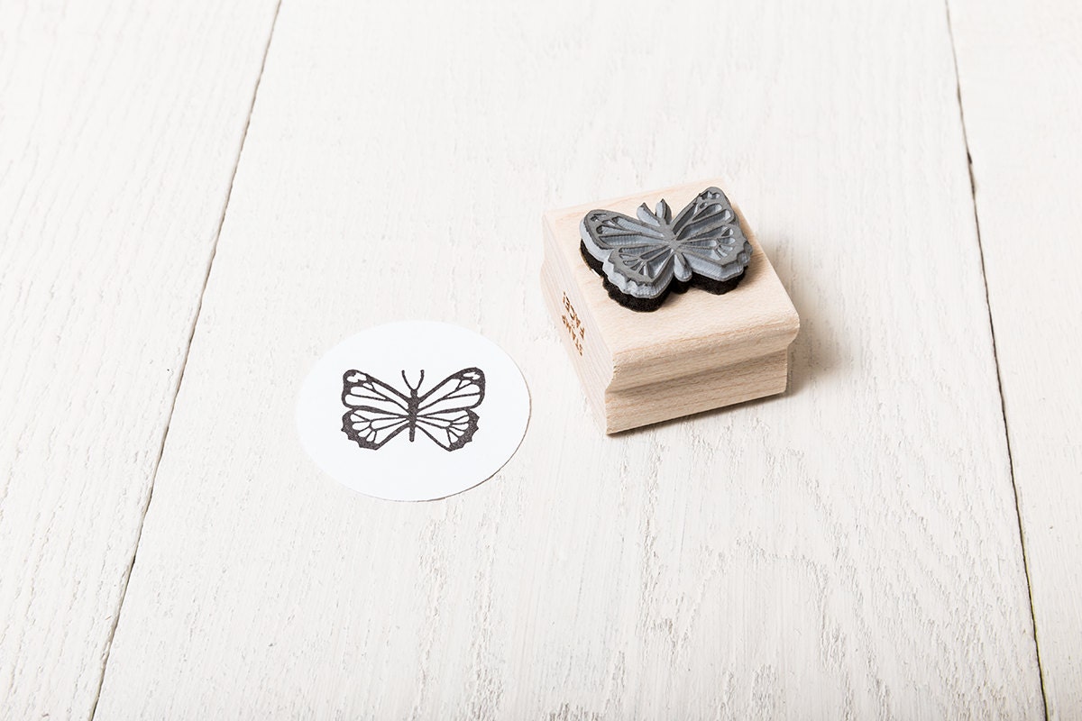 Butterfly Bug Rubber Insect Stamp - Etsy