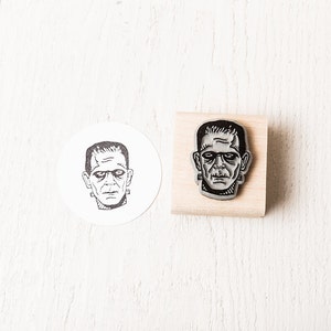 Frankenstein's Monster Rubber Stamp frankenstein - Etsy