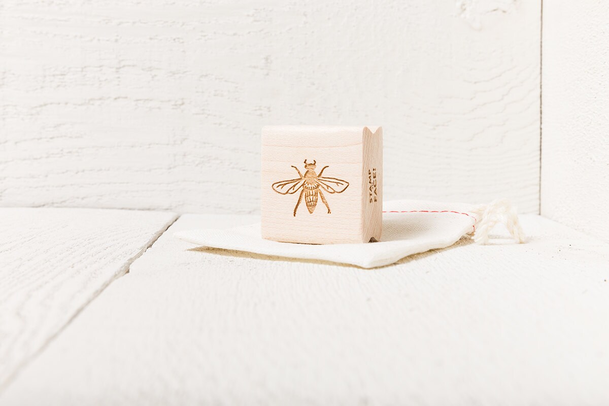 Honey Bee Rubber Stamp - Etsy