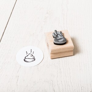 Stinky Poop Rubber Stamp - Etsy