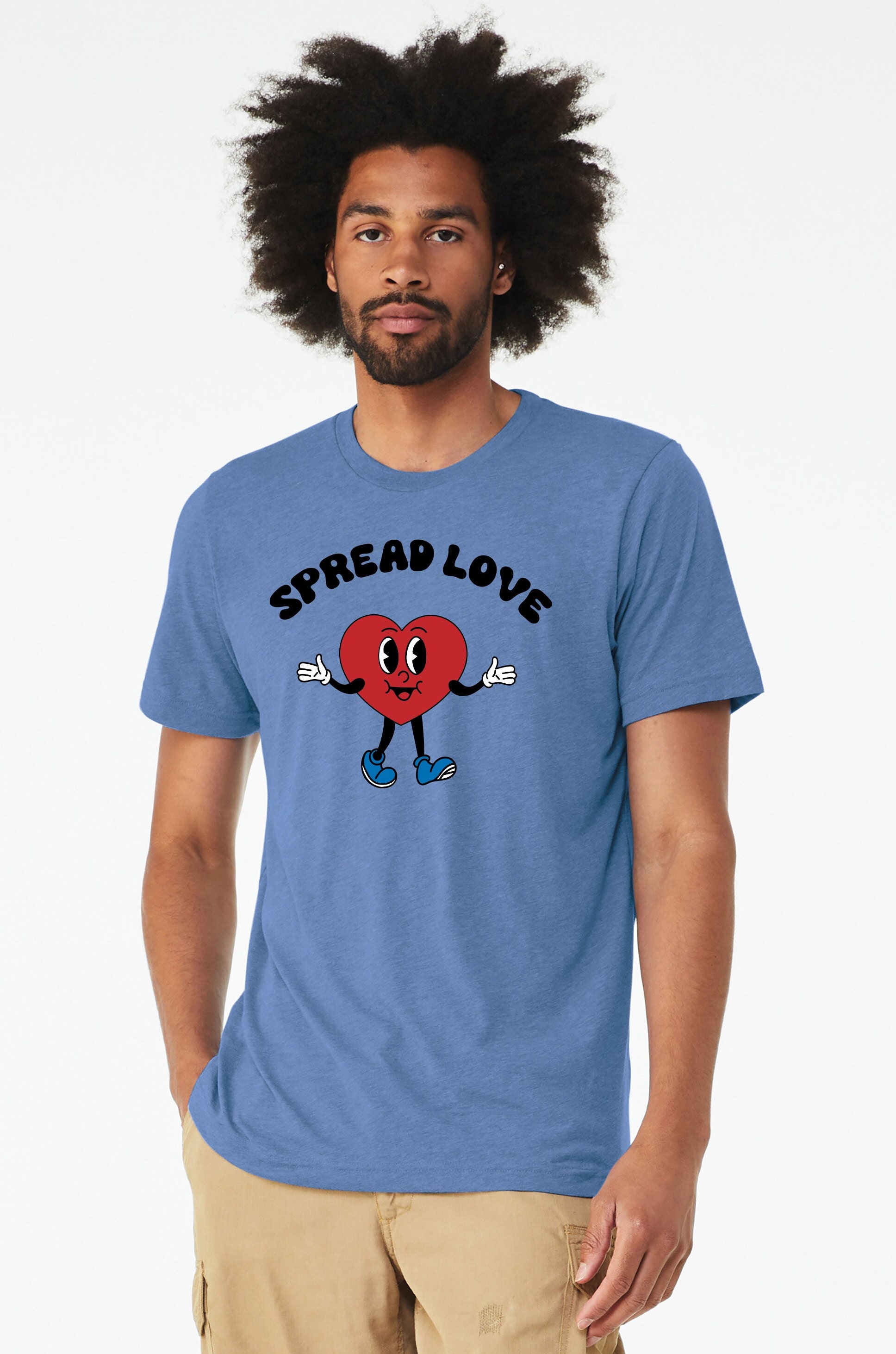 Spread Love Heart Character PNG and SVG - Etsy
