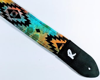 Southwestern Aztec Tribal Navajo Apache Guitar Strap | Etsy