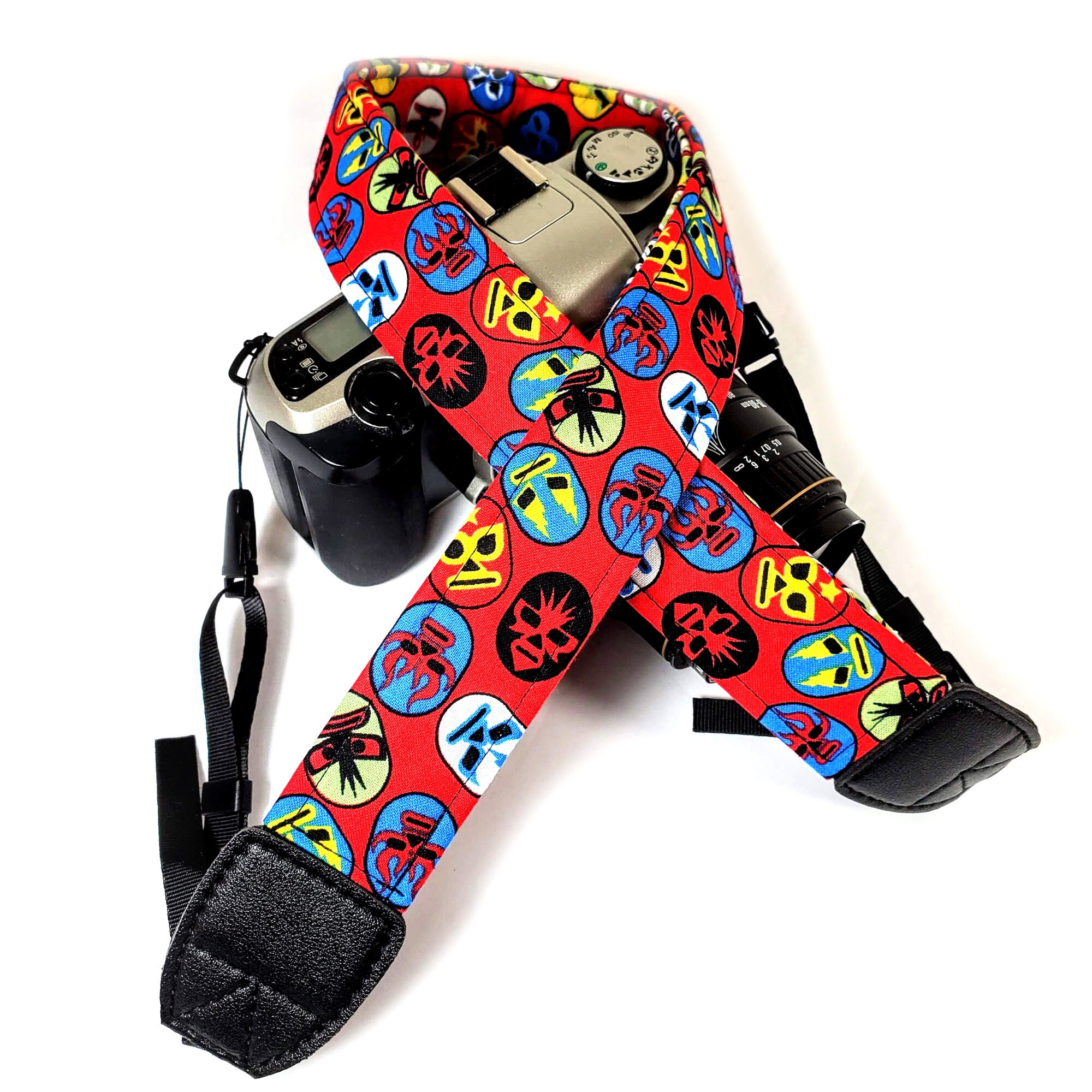 Luchador Camera Strap - Mexican Wrester Camera Strap - Double Padded ...