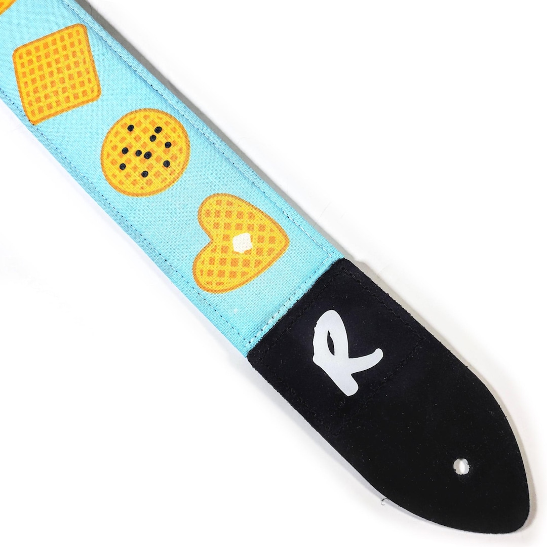 Waffles Guitar Strap- Waffle Guitar Strap - Heart Waffle Guitar Strap ...