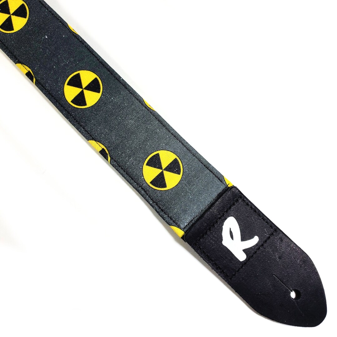Radioactive Guitar Strap - Hazard Guitar Strap - Nuclear Science Guitar ...