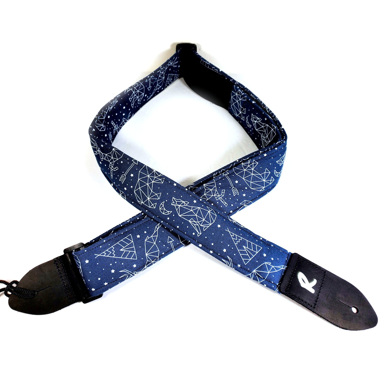 Howling Wolf Guitar Strap Wolf Constellation Guitar Strap - Etsy