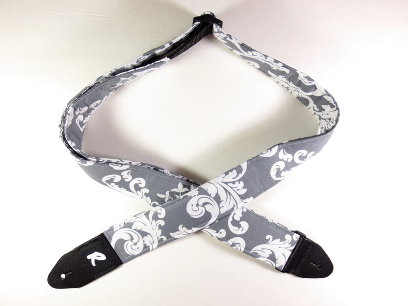 Damask Print Guitar Strap Women's Cute Guitar Strap | Etsy