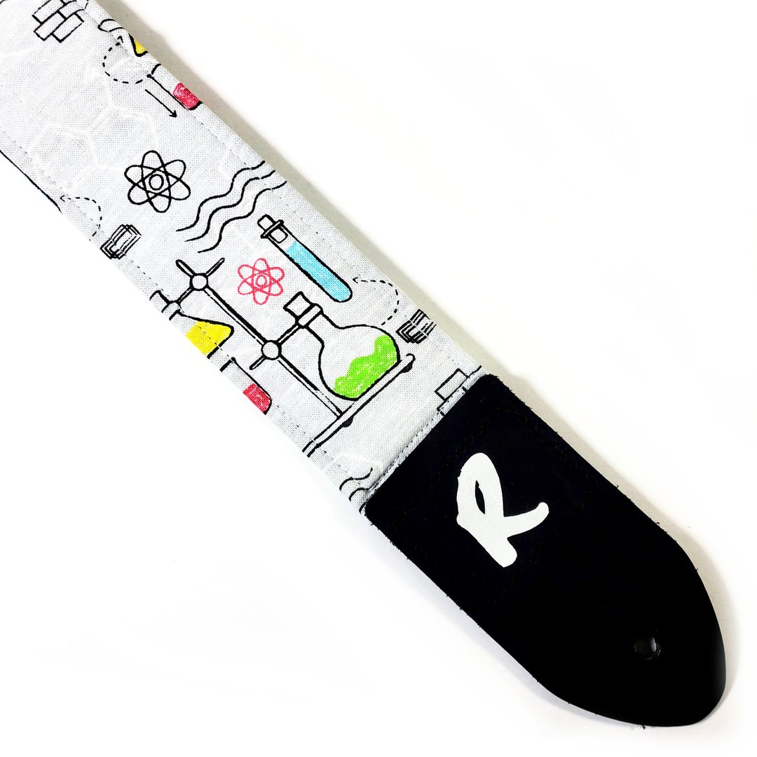 Chemistry Guitar Strap - Nuclear Science Guitar Strap- Beaker ...