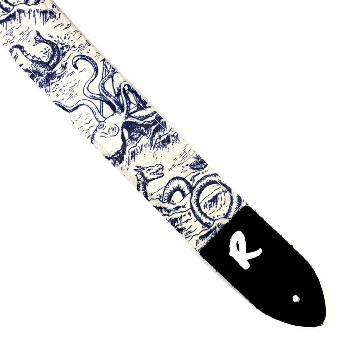 Octopus Guitar Strap -sea Dragon Guitar Straps - Sea Monster Guitar ...