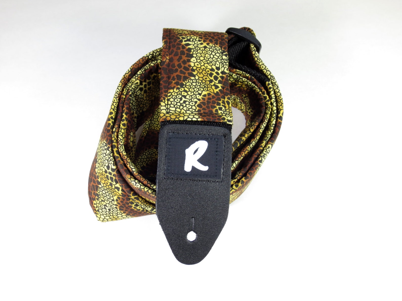 Snakeskin Guitar Strap - Etsy