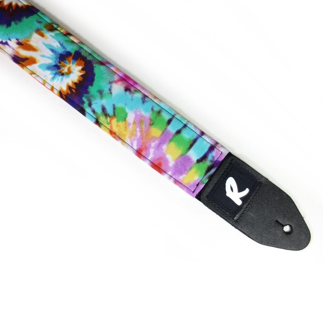 TIE DYE Print Guitar Strap - 60s - Hippie - Groovy - Guitar Accessories ...
