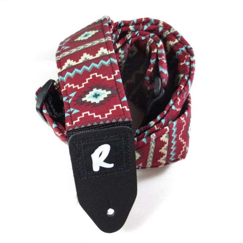 Southwestern Guitar Strap - Aztec - Tribal - Navajo - Handmade - Etsy