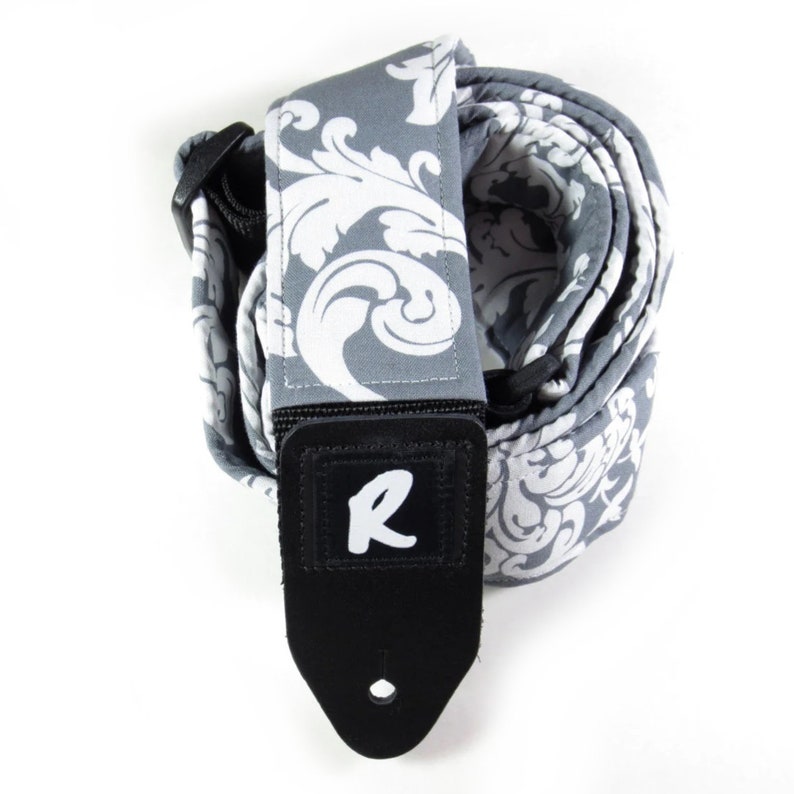Damask Print Guitar Strap Women's Cute Guitar Strap - Etsy
