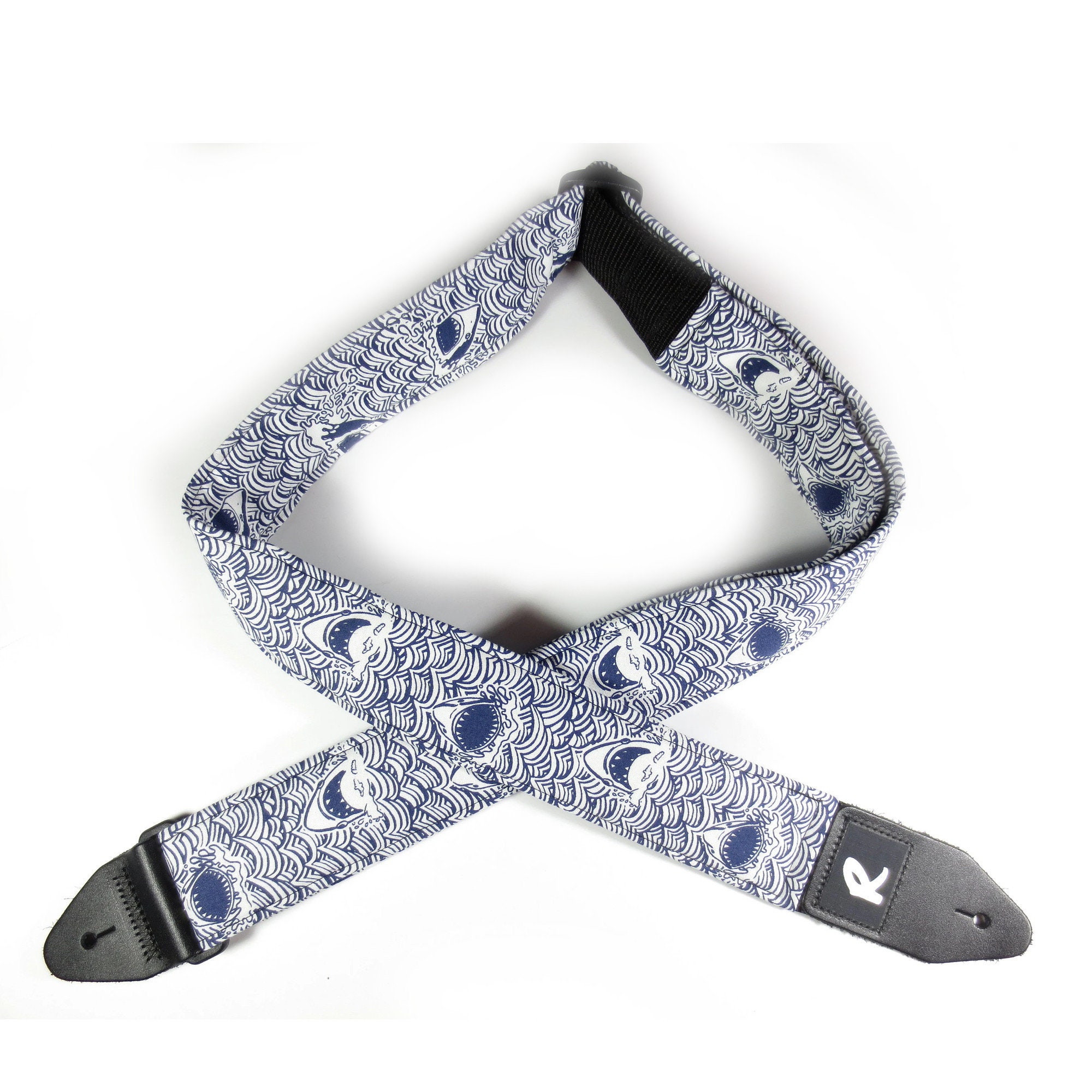 SHARK BITE Guitar Strap - Acoustic, Electric, or Bass - Etsy