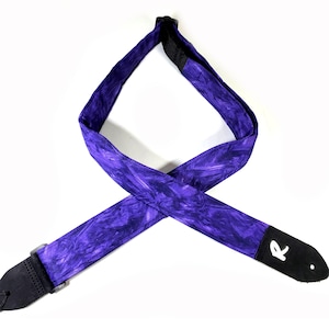 Deep Purple Guitar Strap - Guitar Strap- Purple Batik Guitar Strap ...