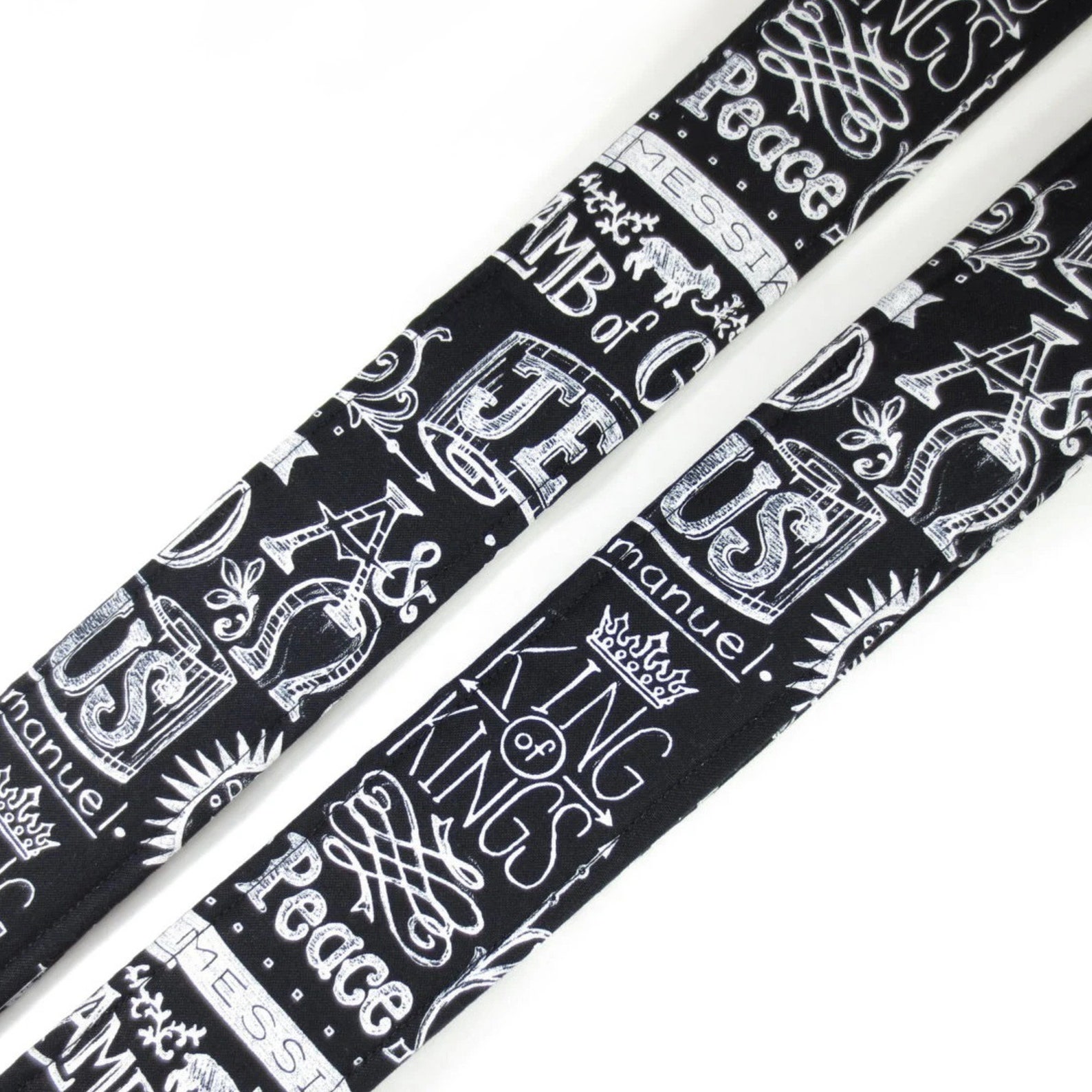 Religious Guitar Strap - Christian - Jesus - Chalkboard Writing - Etsy
