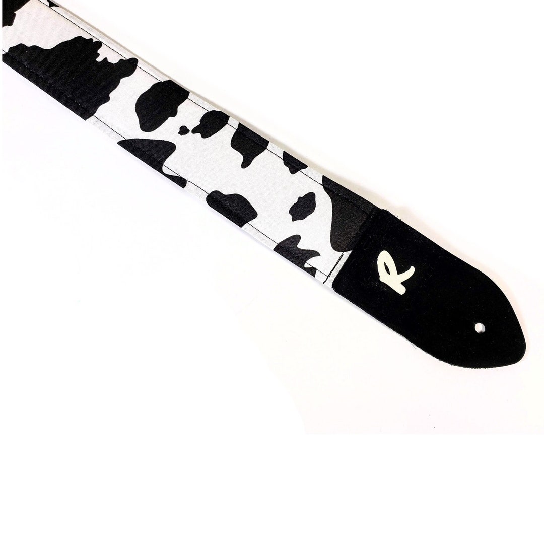 Cow Print Guitar Strap - Adorable Cow Print Guitar Straps -double ...