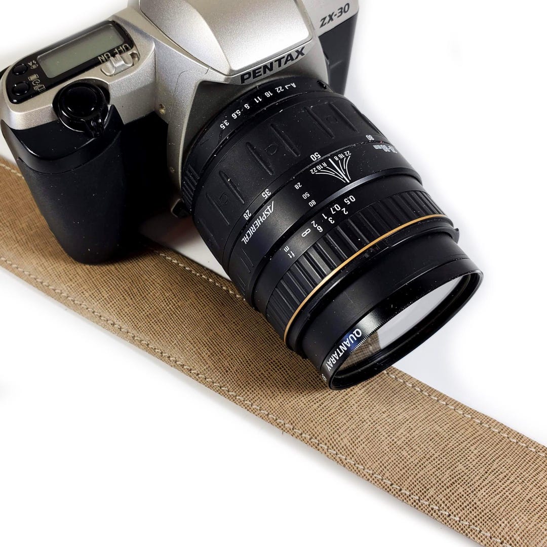 Brown Premium Leather Camera Strap - Light Brown Camera Strap- Soft ...