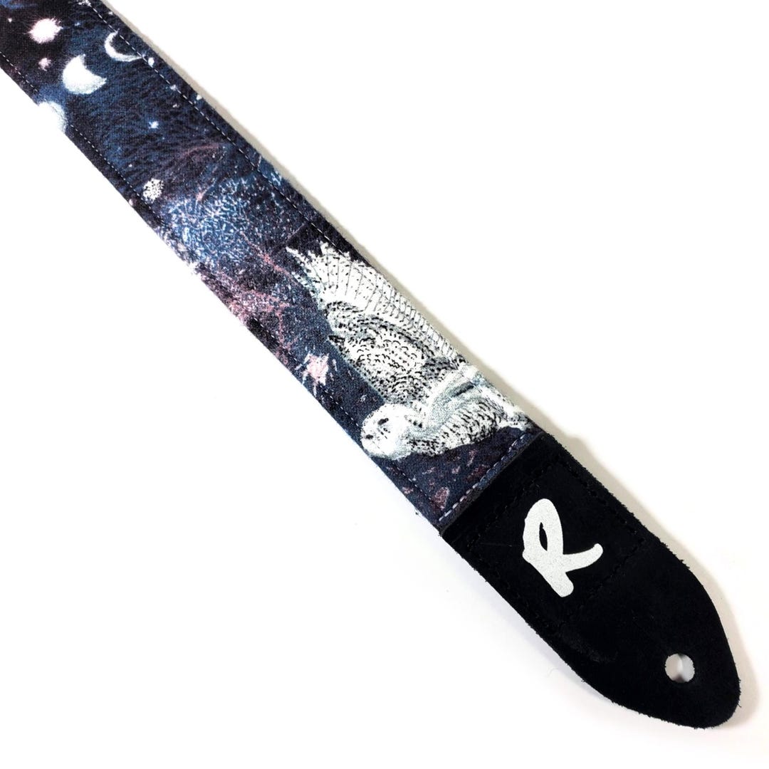 Owl Ukulele Strap - Owl Moon Ukulele Strap -handmade - Double Padded ...