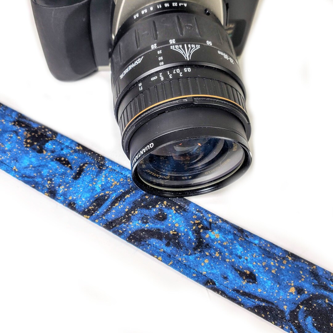 Blue Galaxy Camera Strap - Purple Blue Galaxy Camera Strap - Double ...