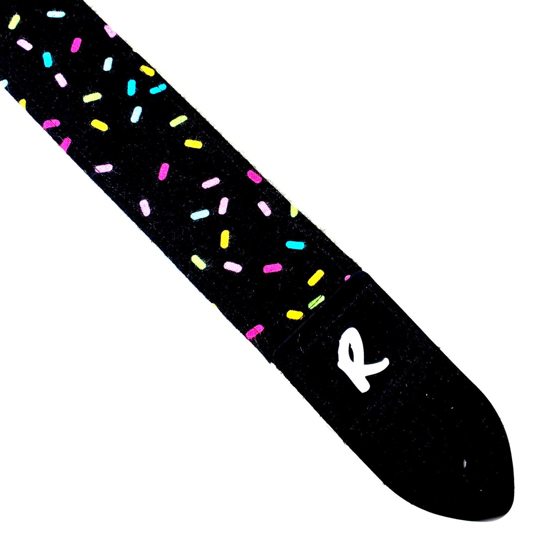 80s Throwback Guitar Strap, Colorful Confetti Sprinkles Guitar Strap ...