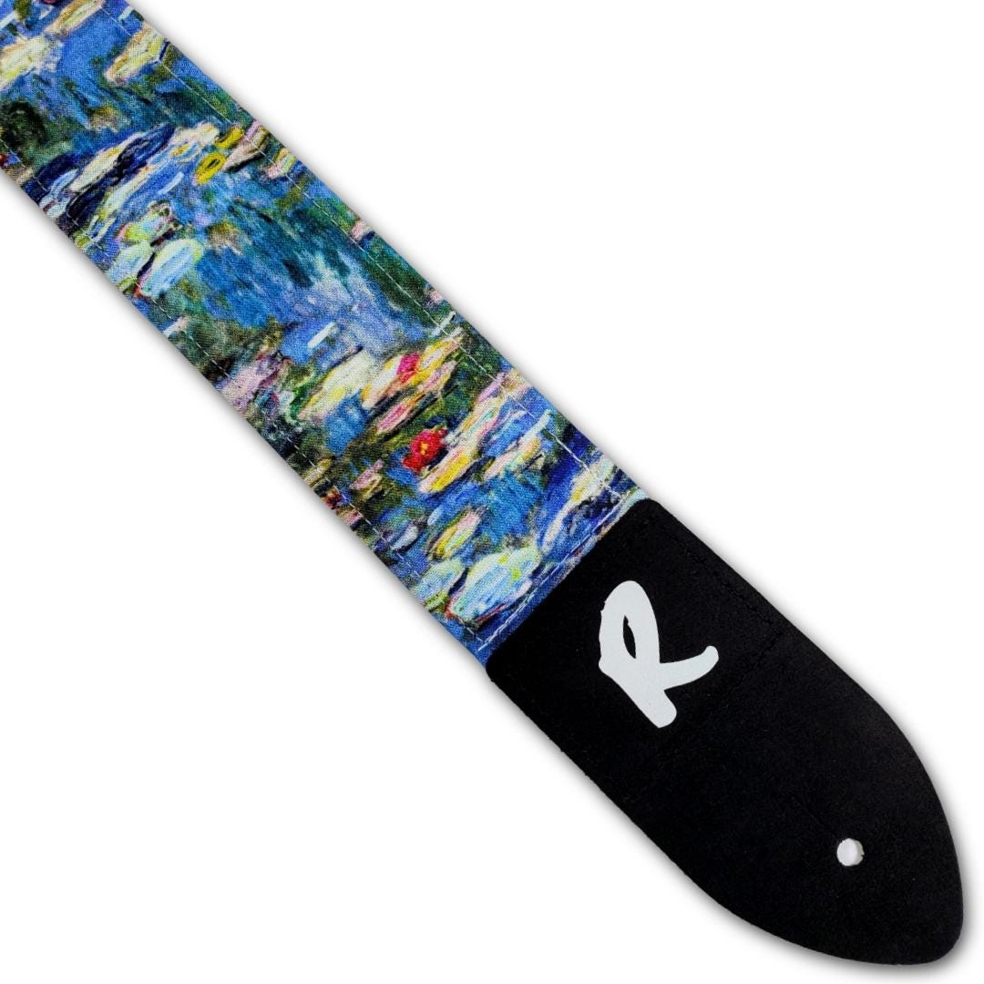 Water Lilies Guitar Strap - Claude Monet Water Lillies Guitar Strap ...