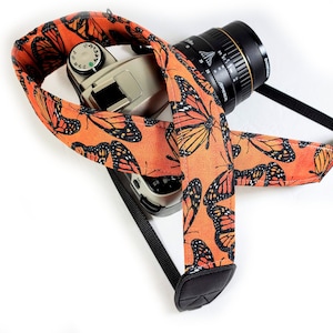 Monarch Butterfly Camera Strap - Butterfly Camera Strap - Double Padded ...