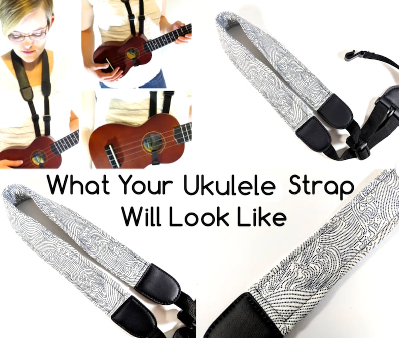 Ukulele Strap - Your Choice Ukulele Strap - Double Padded Universal ...
