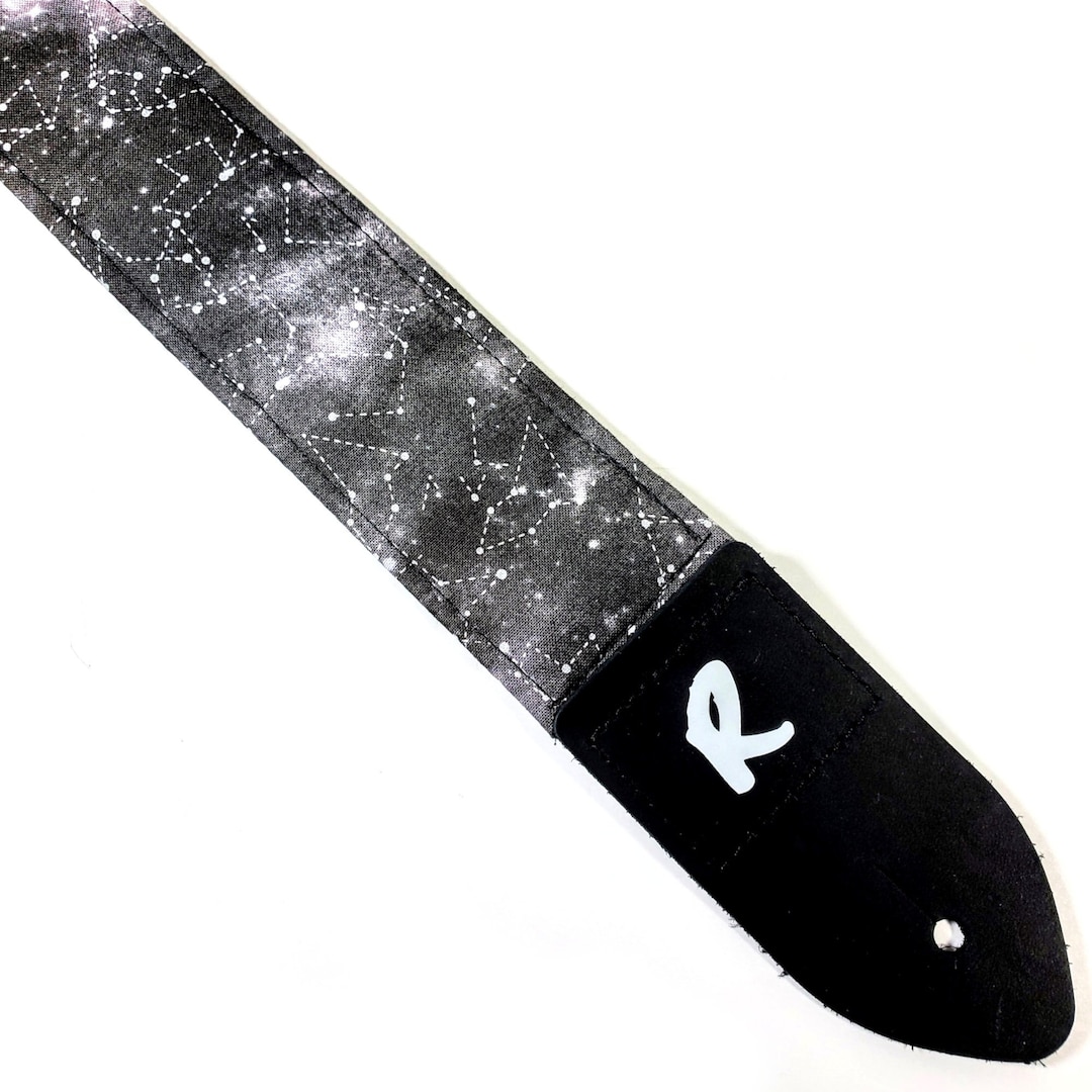 Nebula Galaxy Guitar Strap - Space - Sci Fi - Purple Blue Black Space ...