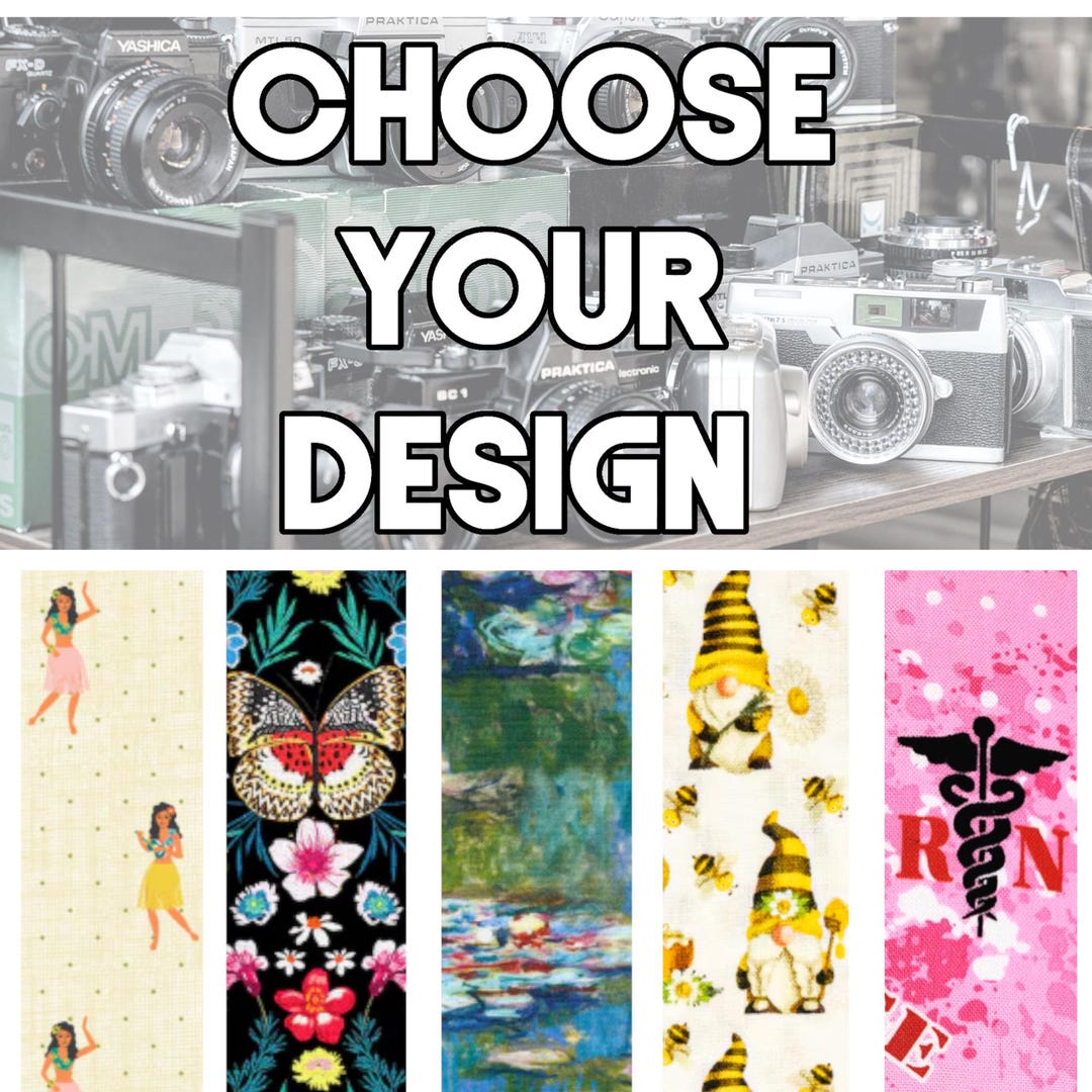 Choose Your Camera Strap-your Choice Hula Girl Butterfly Water Lilies ...