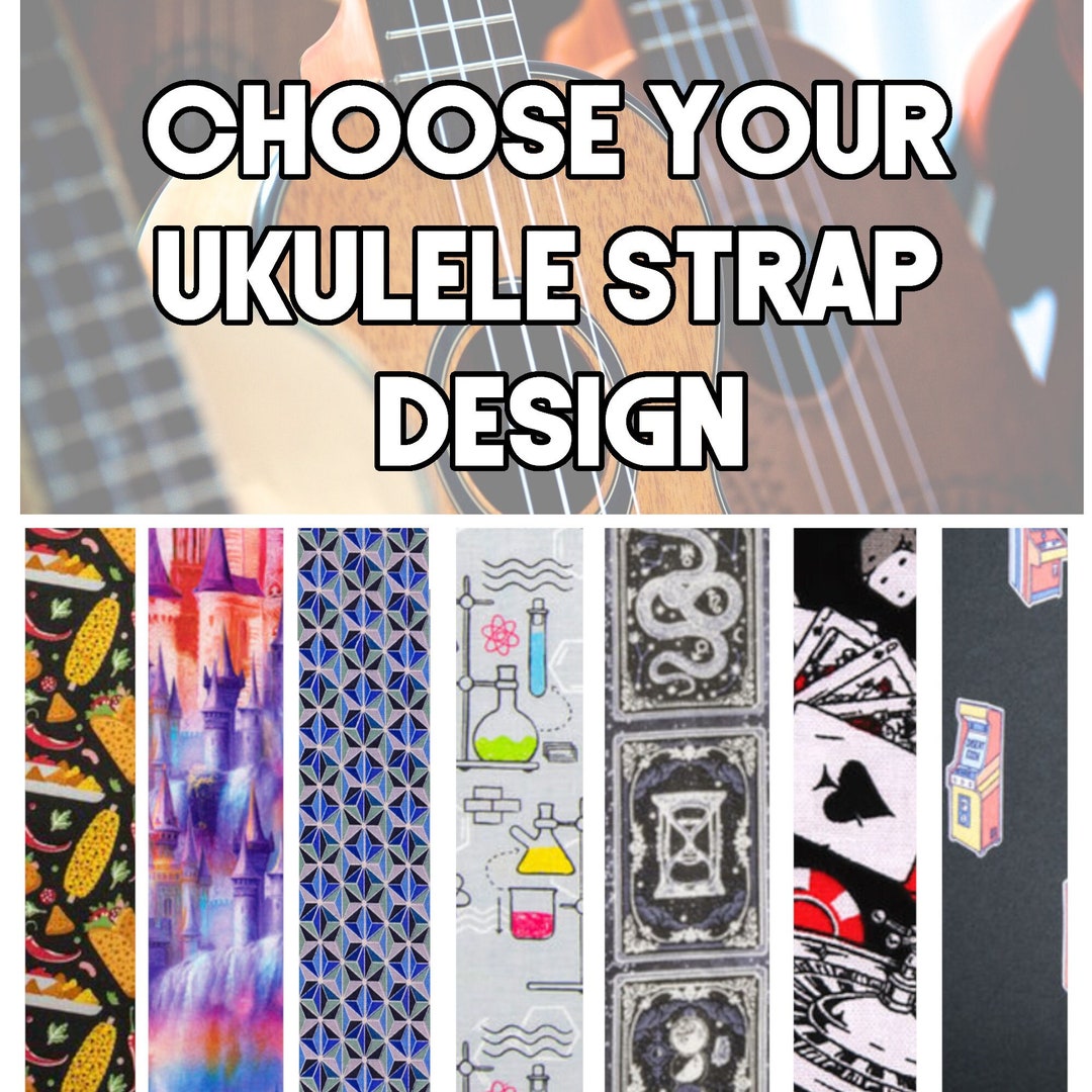 Ukulele Strap - Your Choice Ukulele Strap - Double Padded Comfortable ...