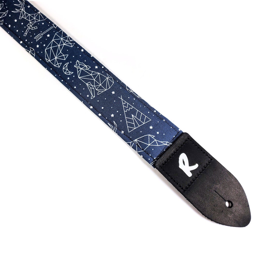 Howling Wolf Guitar Strap Wolf Constellation Guitar Strap Star Wolf ...