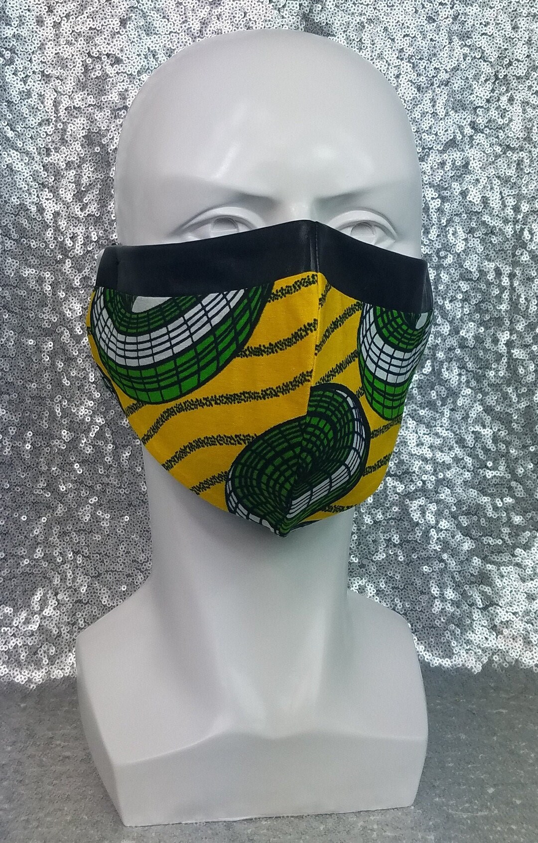 Taurus in African Print and Leather - Sir Montie Mugs Designer Face ...