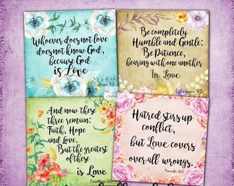 Bible verse collage | Etsy