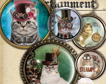 Cat steampunk | Etsy