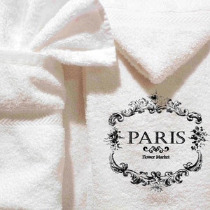 Vintage Paris French Label Silhouette Digital Download for Tea Towels ...