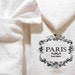 Vintage Paris French Label Silhouette Digital Download for Tea Towels ...