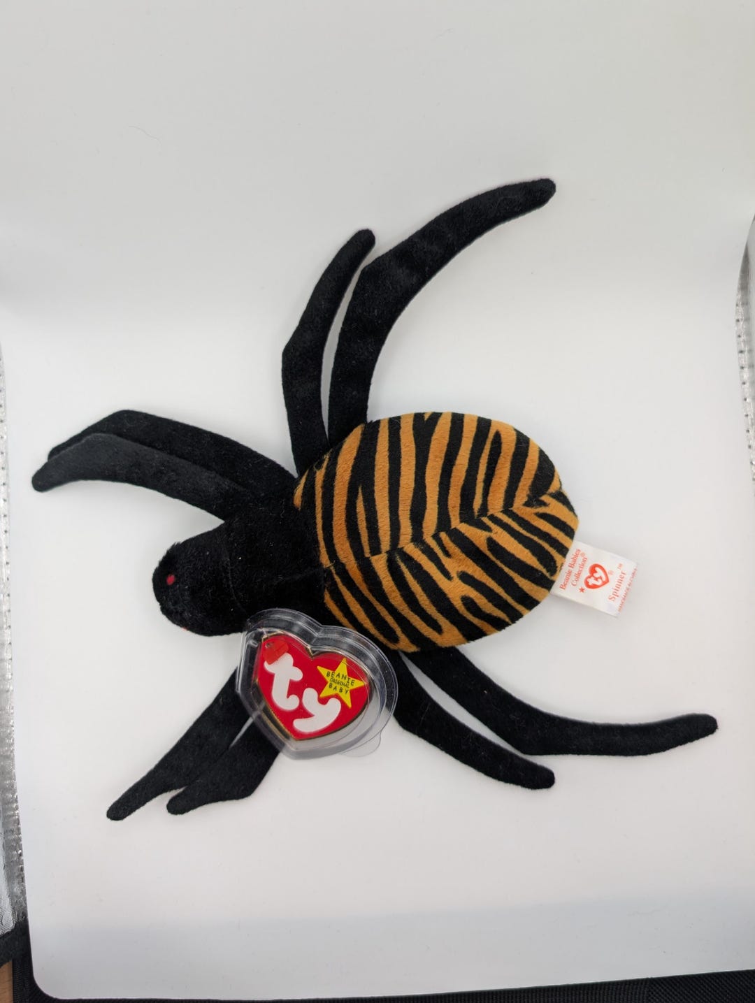 Vintage TY Beanie Spinner: Collectible Spinner Spider, Mint Tag DOB ...