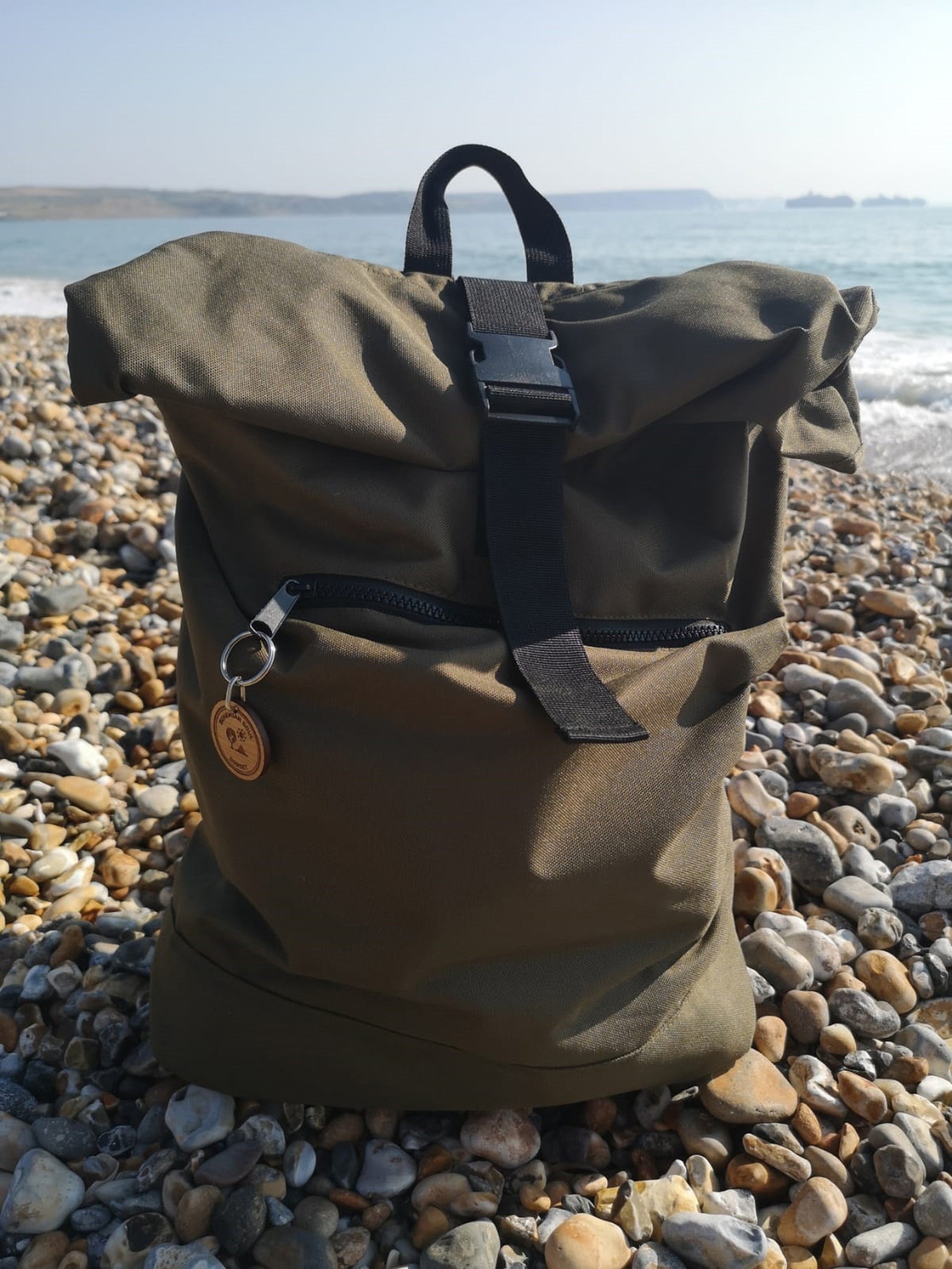 Recycled Backpack Rolled-top Camping Rucksack | Etsy