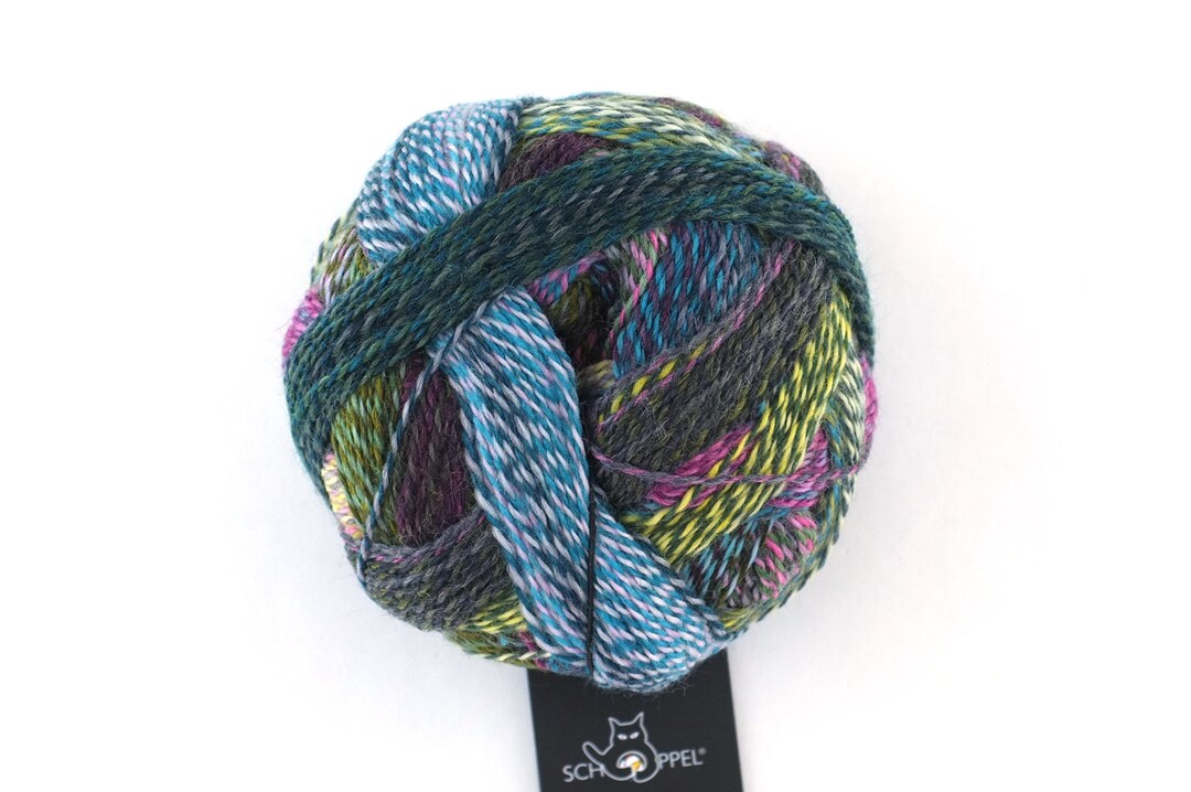 Crazy Zauberball Self Patterning Sock Yarn, Color 2528 Dragoneye ...