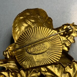 Fabulous ASKEW LONDON Large Gold Gilt Crystal Vintage VALENTINE'S Angel ...