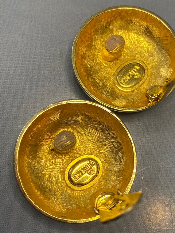 Rare ESCADA DESIGNER Vintage Gold French Mythical Fly… - Gem