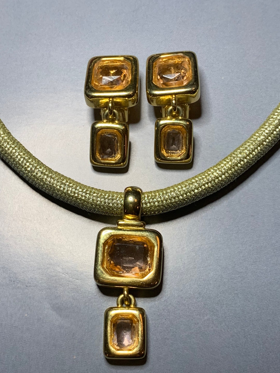 DAVID GRAU Famous Barcelona Designer Big Runway Gold Metal CHAMPAGNE ...