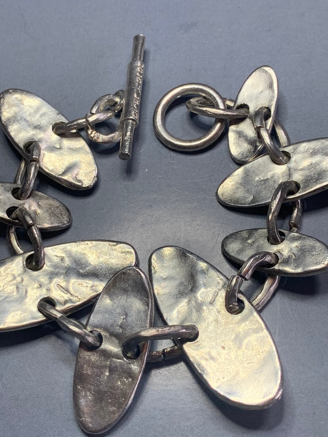 BICHE De BERE Designer Vintage Silver Metal Hammered Textured - Etsy UK