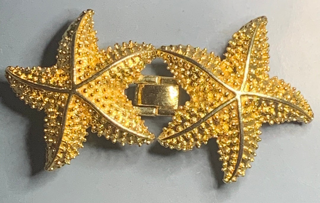 AMAZING Mimi Di N Vintage Belt Buckles Gold Tone Big Statement Two ...