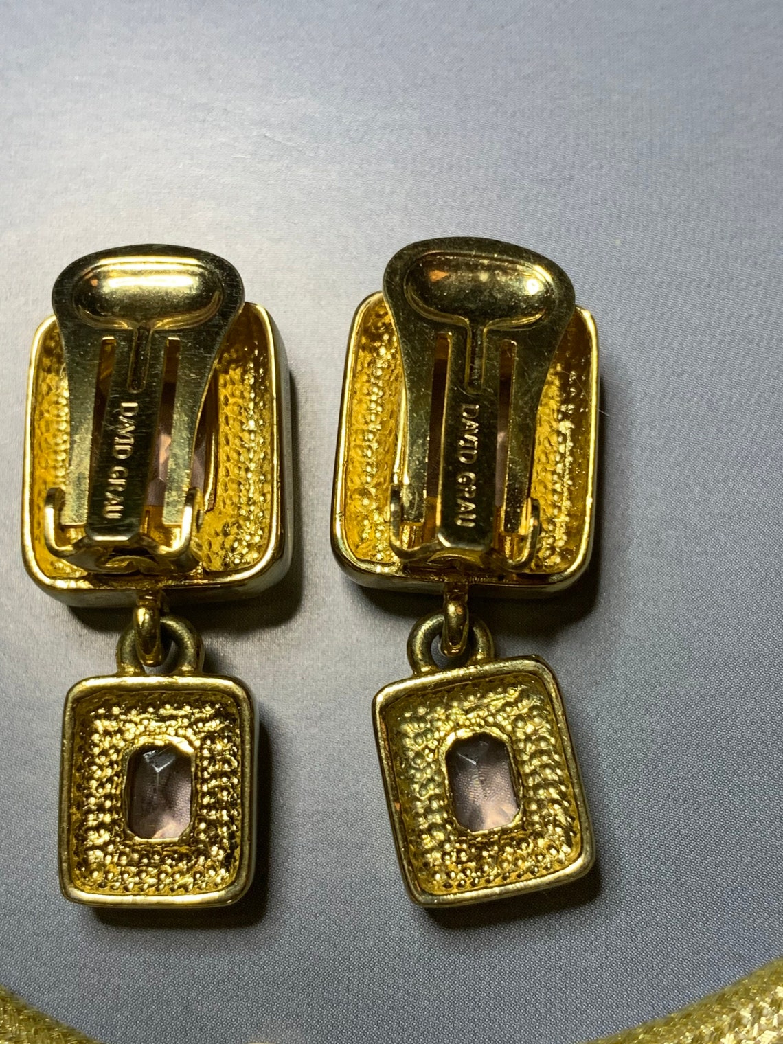 DAVID GRAU Famous Barcelona Designer Big Runway Gold Metal - Etsy