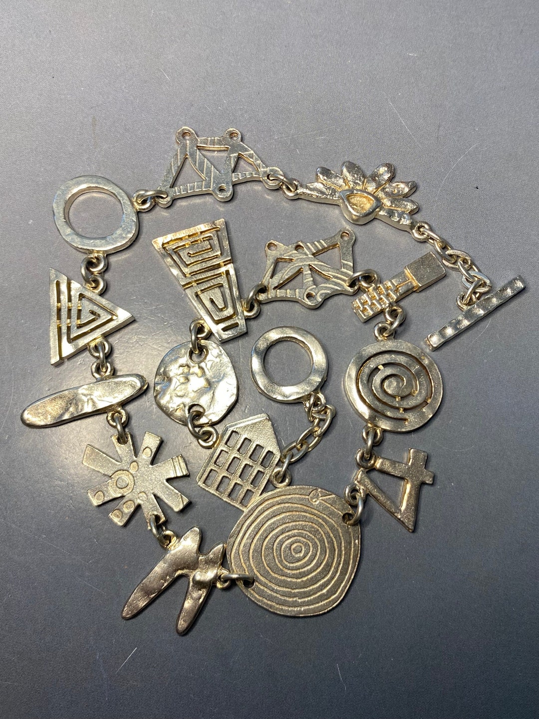 WONDERFUL FRENCH DESIGNER Biche De Bere Sculptural Silver Plated ...