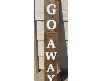 Go Away Sign | Etsy