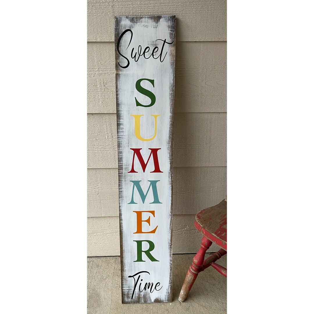 Sweet Summer Time Porch Sign | Welcome Sign - Etsy