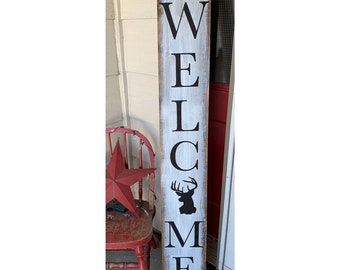 Deer Welcome Sign | Etsy
